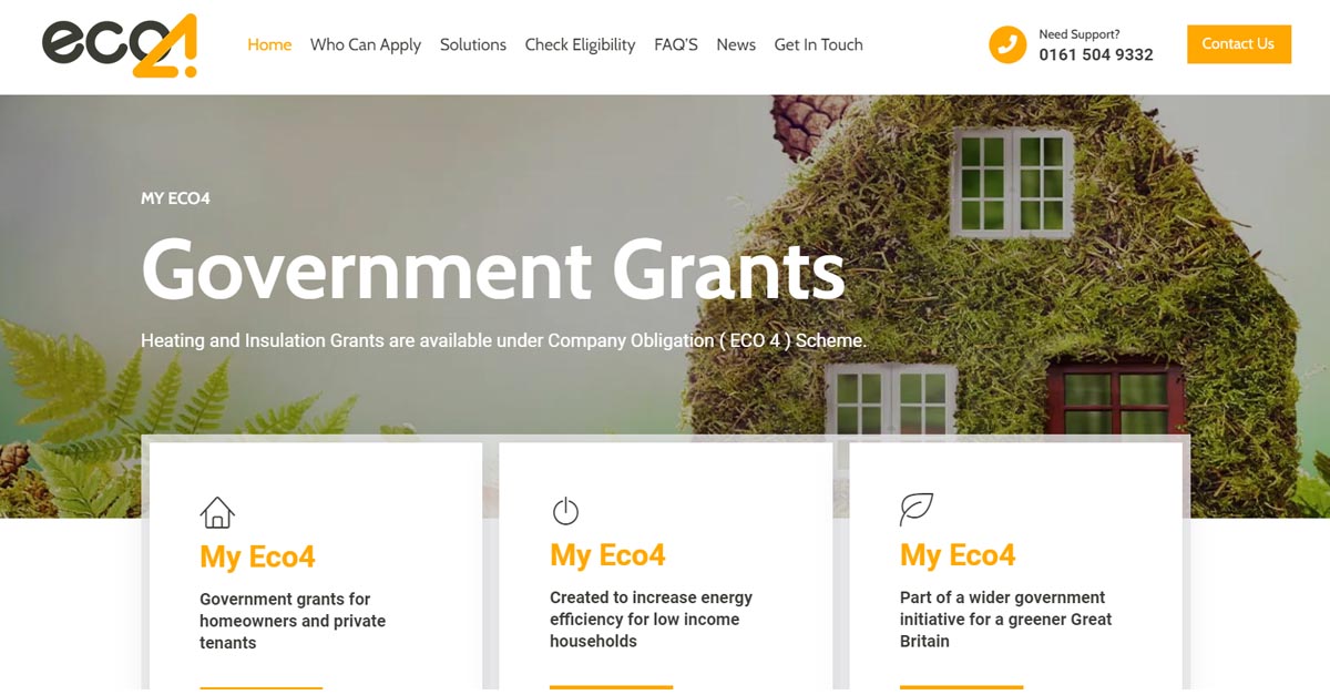 ECO4 Grant Scheme | Apply for Eco4 Funding | My Eco4